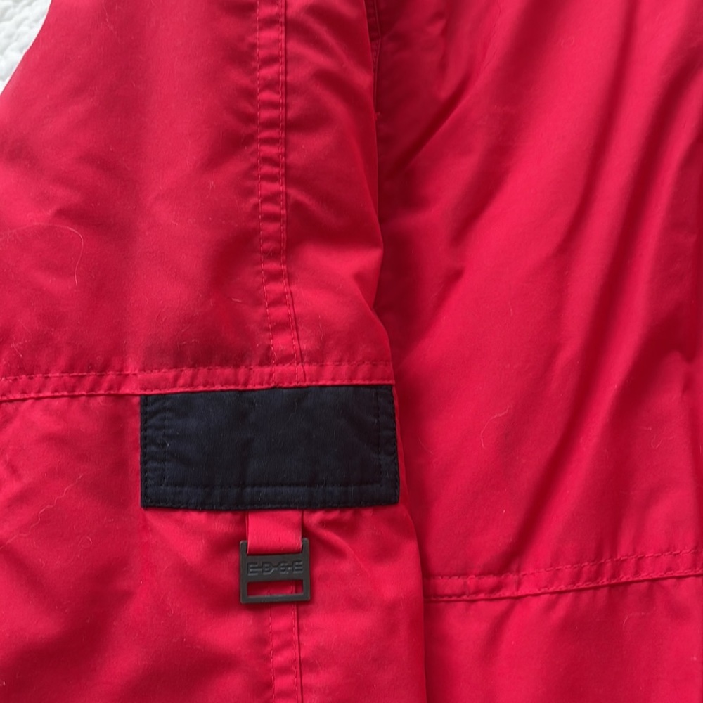 Inside Edge Mens Red Parka Jacket - Gem